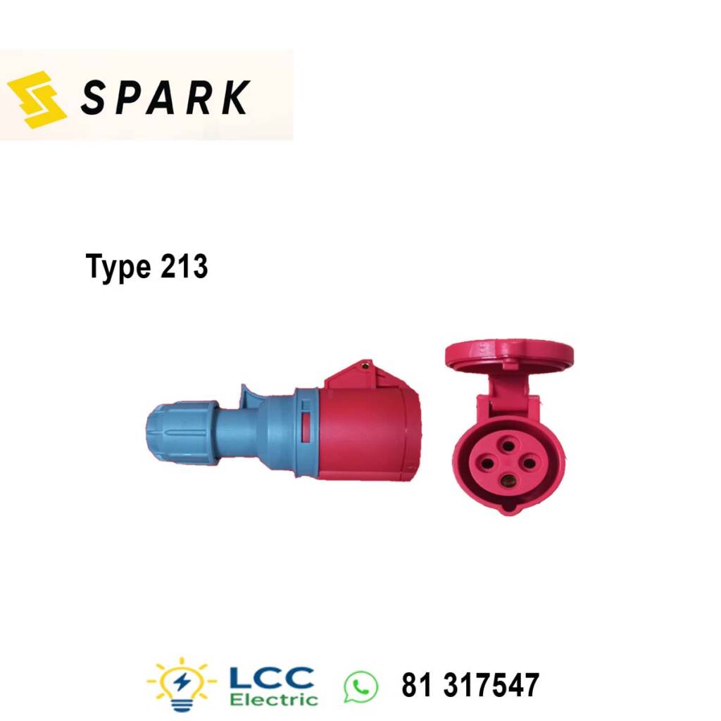 Heavy-Duty Spark Type 213 Portable Socket IP44